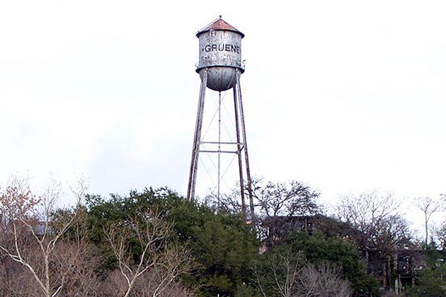 Water Tower in the Gruene Ghost Town